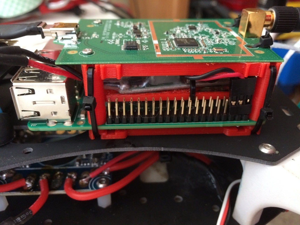 Free 3D file EZ-WifiBroadcast PI frame & Cam Mount・3D print design to ...