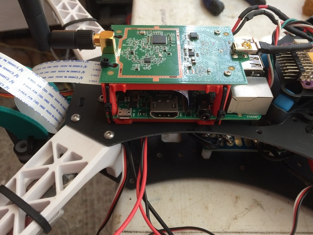 Free 3D file EZ-WifiBroadcast PI frame & Cam Mount・3D print design to ...