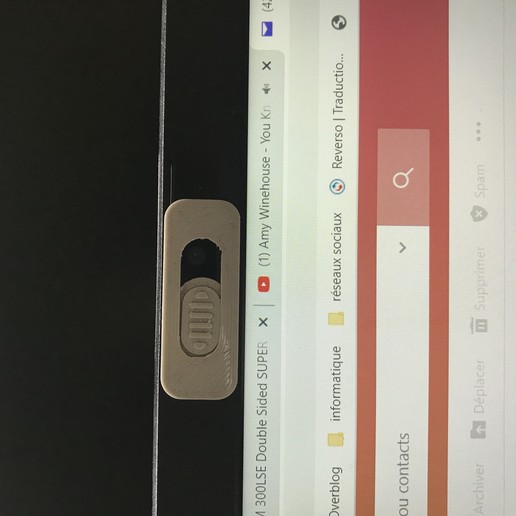 3D print Web camera cover ・ Cults