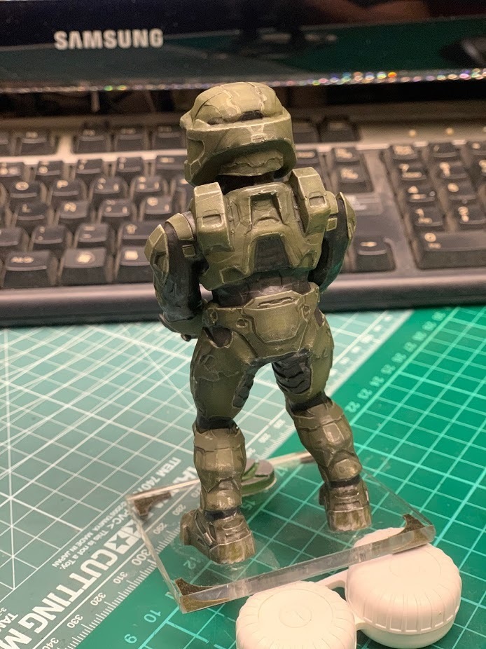 3D printer Master chief holder • made with Elegoo Mars・Cults