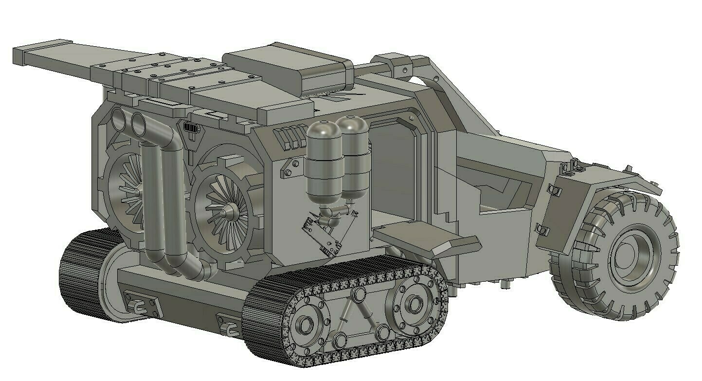 STL file Looted Ground Speeder・3D printable model to download・Cults