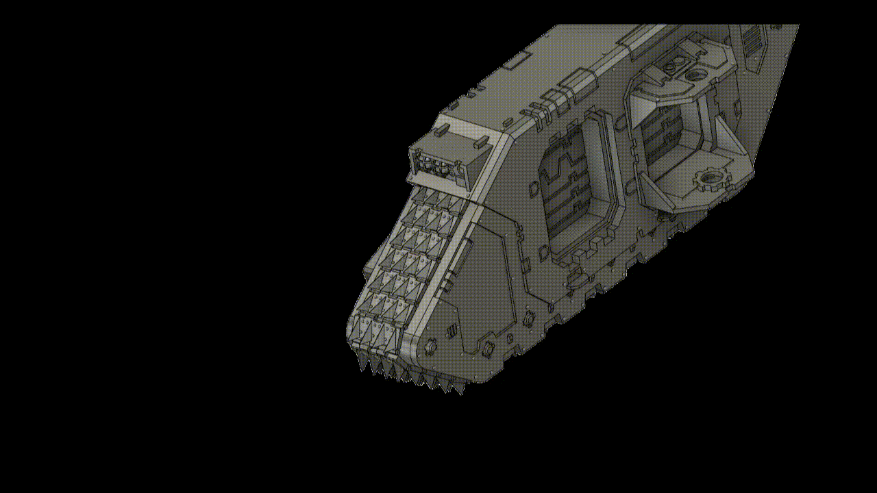 STL file Spikey Tracks for lad Mobile Style tank・3D printer design to ...