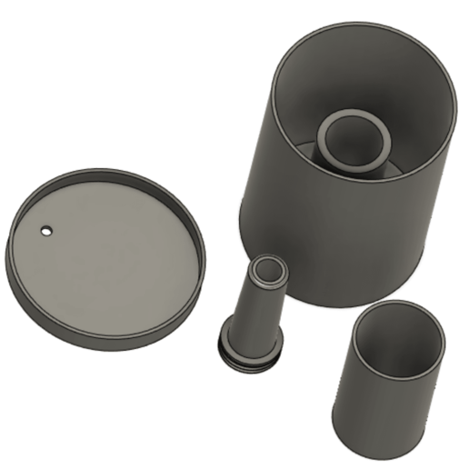 Download free 3D printing files Fermentation water air lock ・ Cults