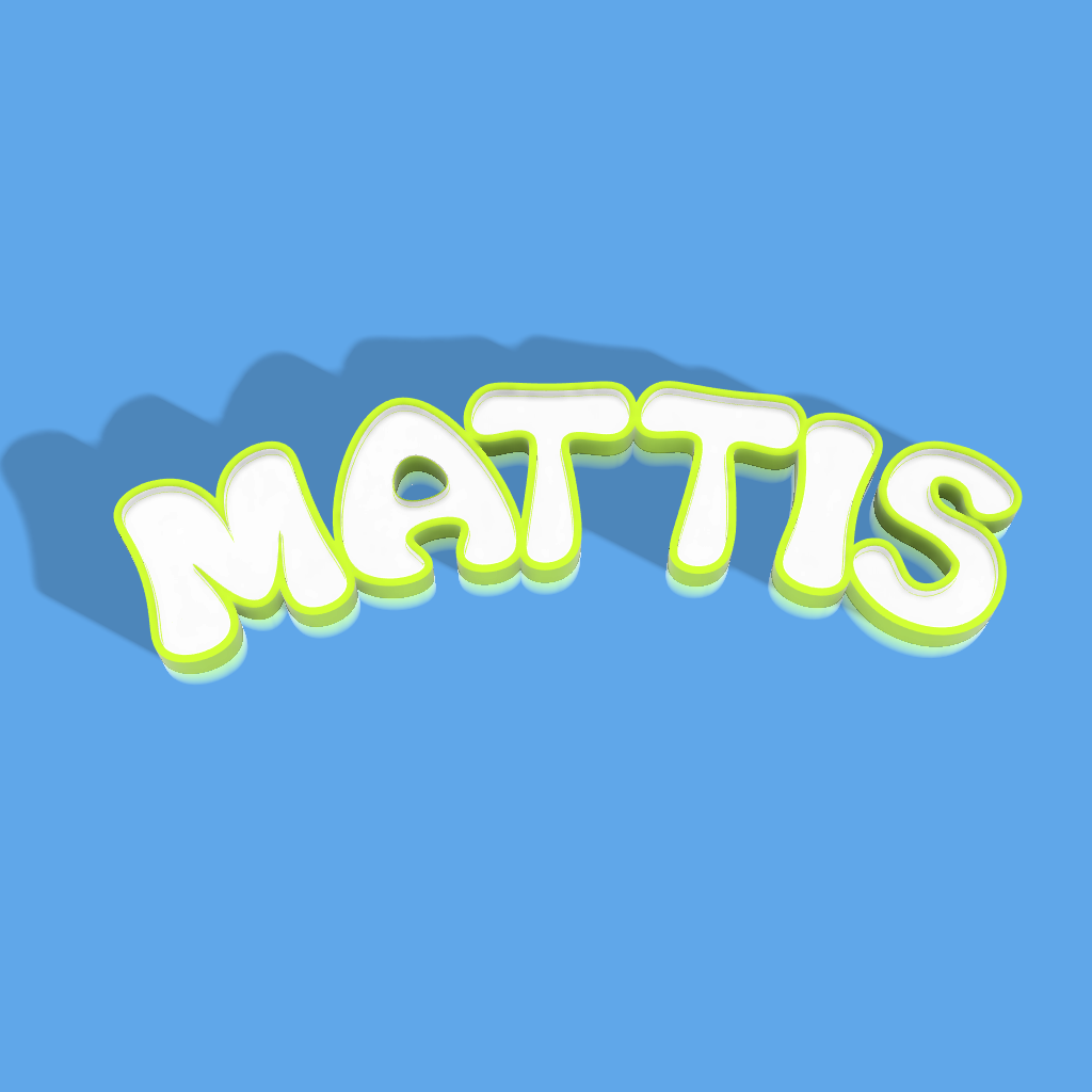 STL file Mattis LED NIGHTLIGHT NACHTLICHT MARQUEE 🏠・3D print object to ...