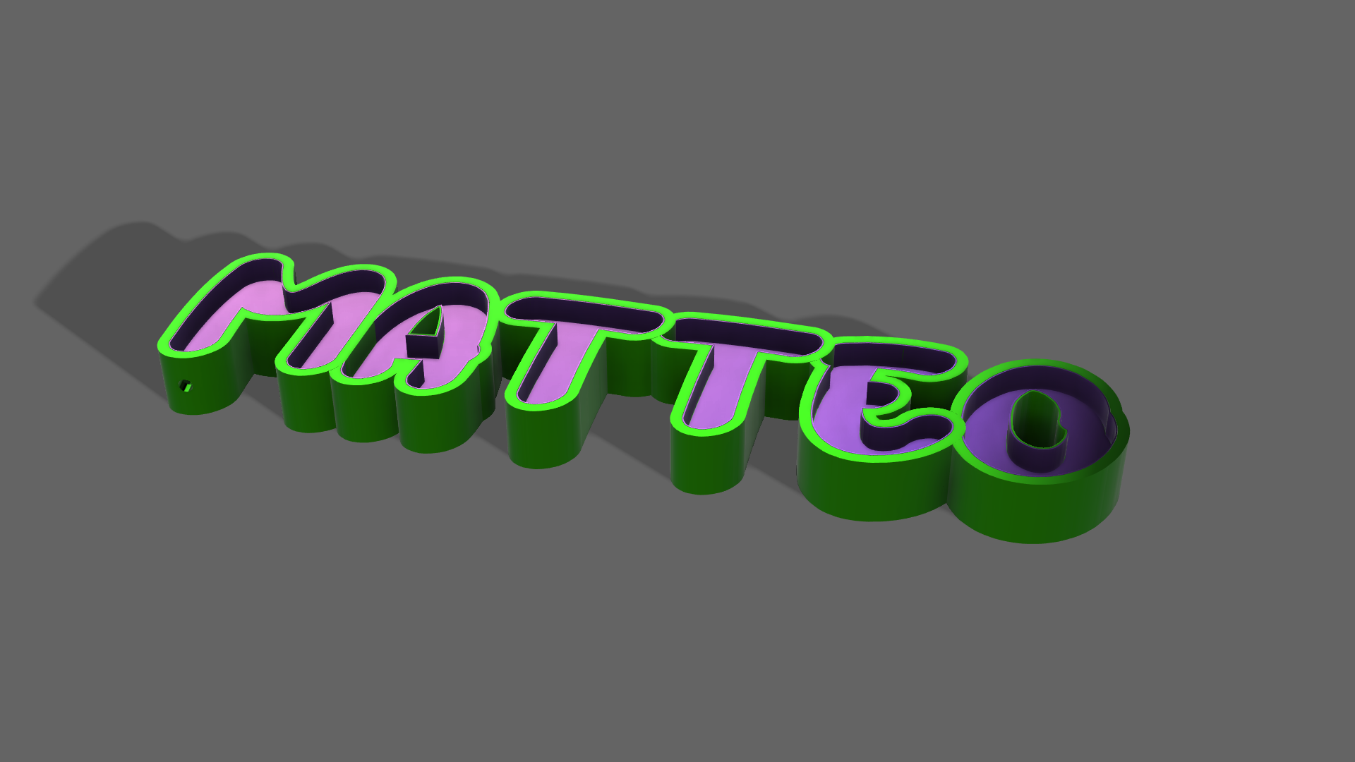 Fichier STL Matteo Marquee LED TEXT 🏠・Modèle à télécharger et à ...