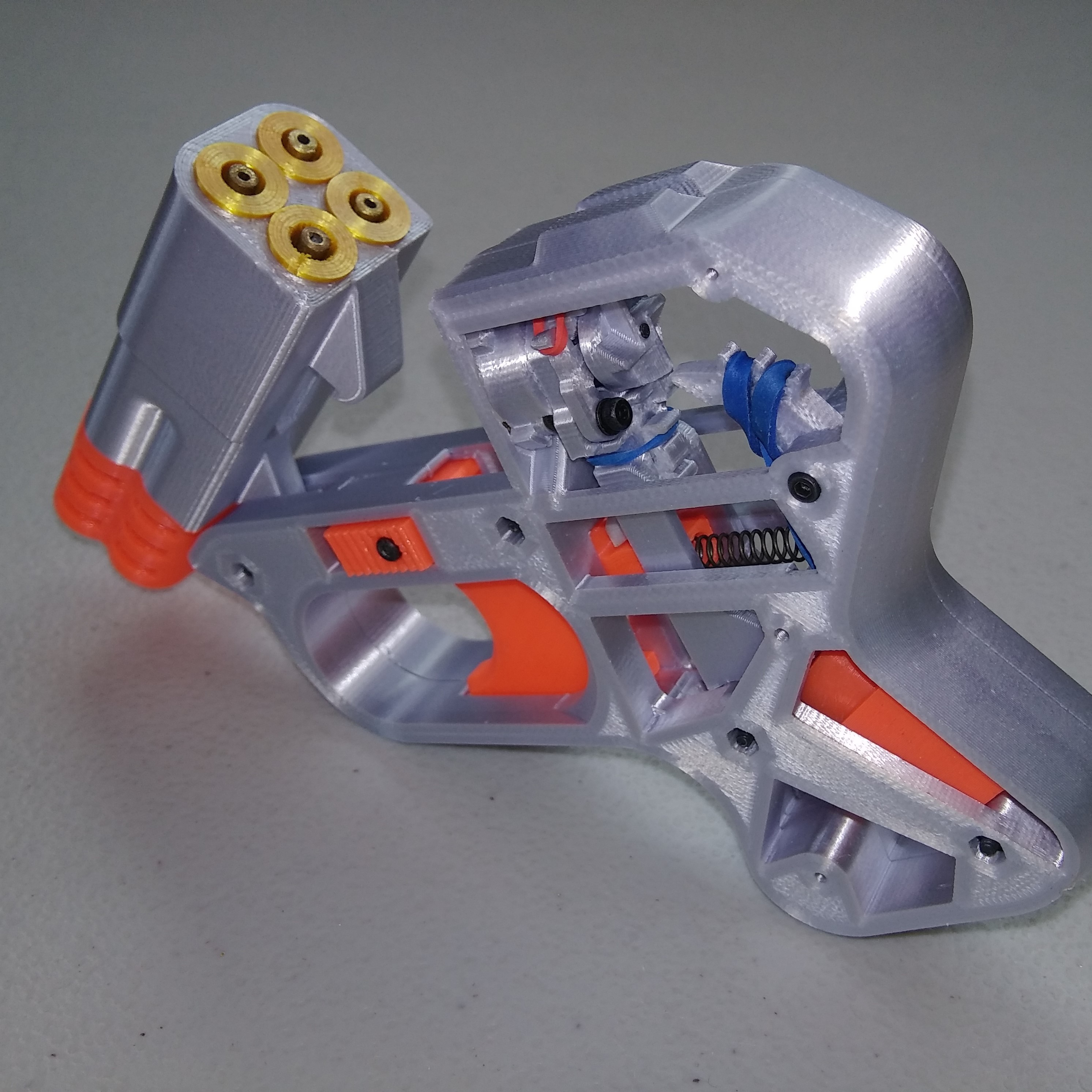 Free 3D file Functional Pepperbox 4-barrel Derringer Cap Gun Toy・3D ...