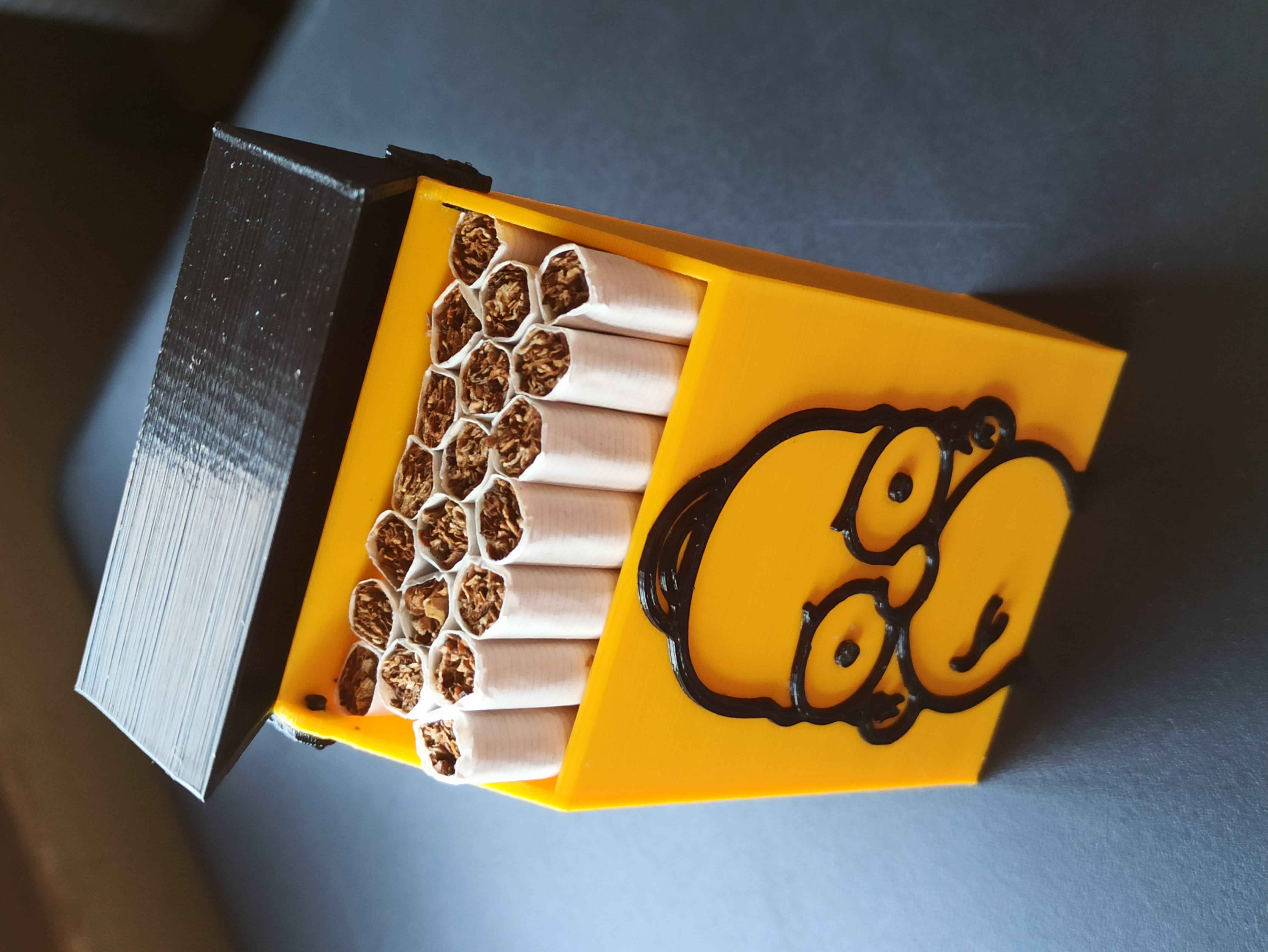 Archivo STL Homer Simpson cigarette box・Idea de impresión 3D para ...