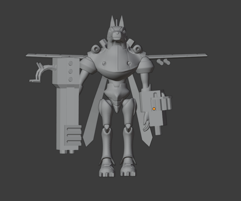 Archivo STL Digimon Frontier Magnagarurumon Chibi 3D model STL・Objeto ...