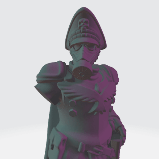 Download free STL file Lord Krieg with Cape and Big Hat • 3D printable ...