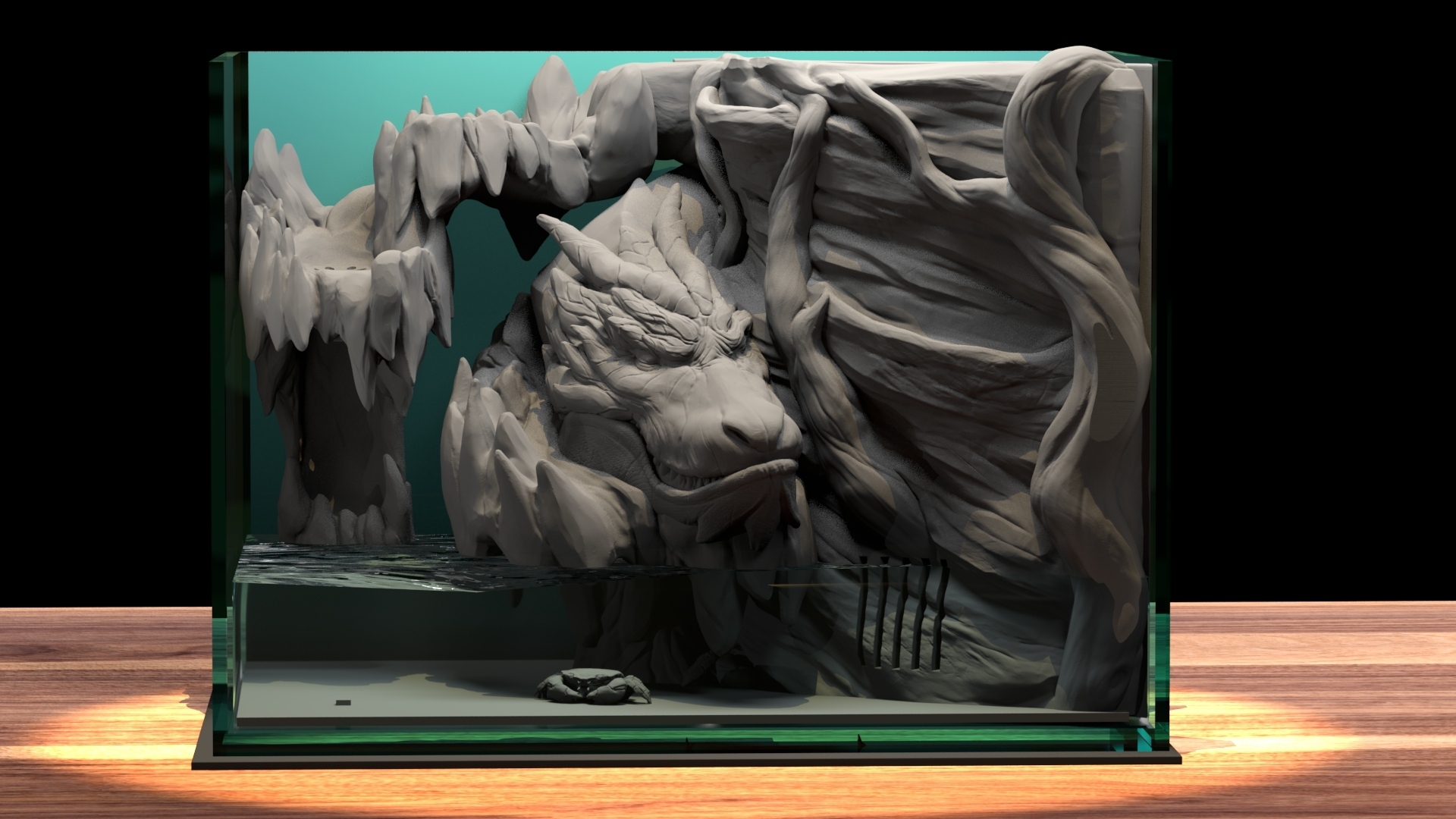 3D file 3D Aquarium Dragon Valley 3D print model 🐉・3D printer design to ...