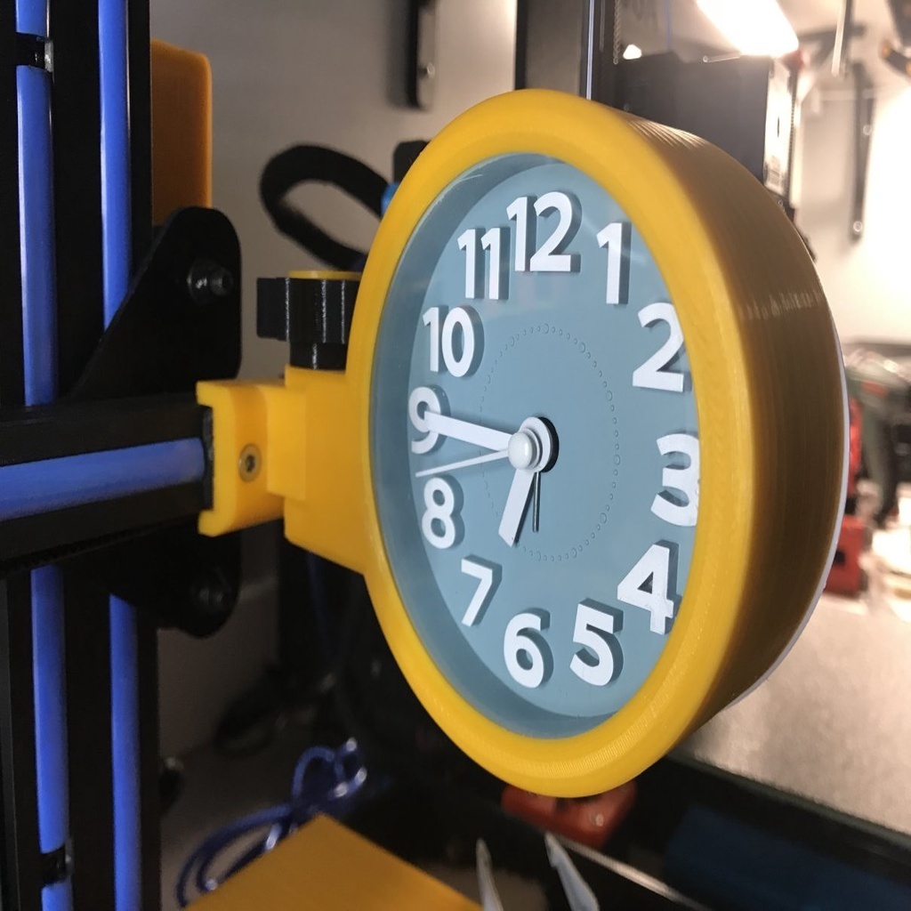 Free 3D file Timelapse Clock Holder for Geeetech A10・3D printing model ...
