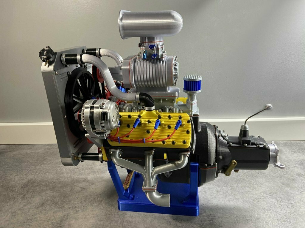 Free STL file Ford Flat Head V8 Remix 🚙・3D printer model to download・Cults