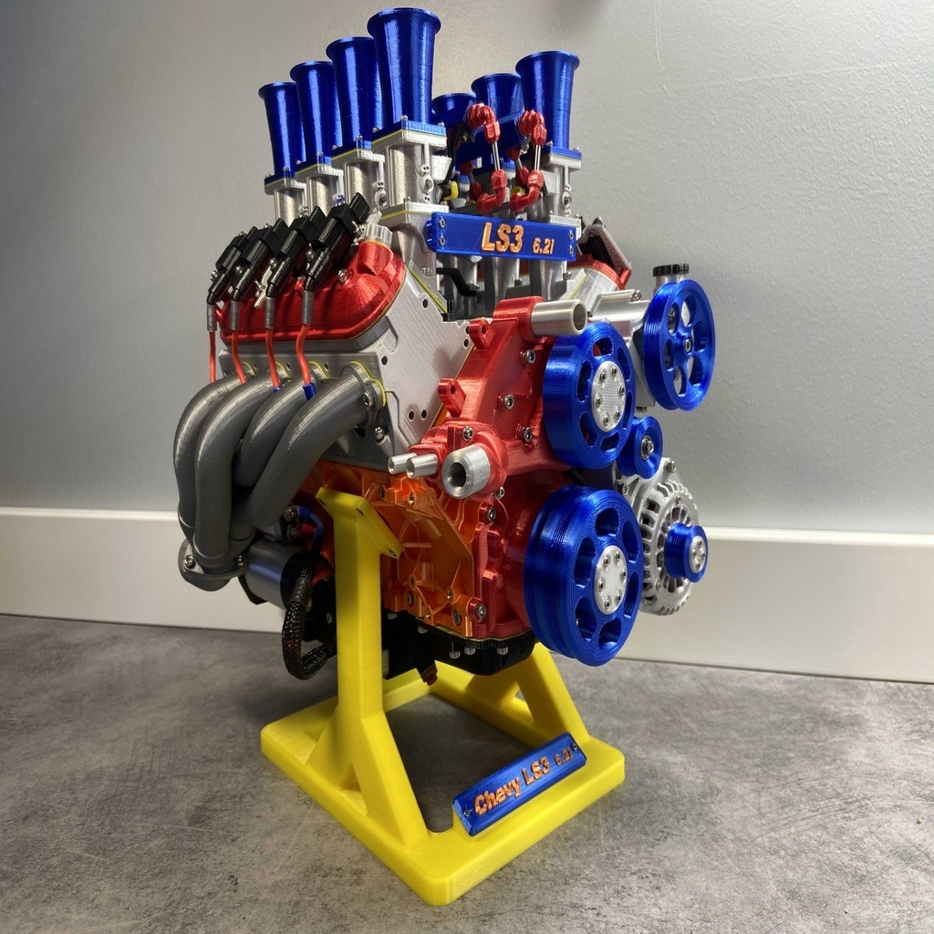 STL file Chevy LS3 (13/16) / Alternator add-on 🎠・3D printable model to ...