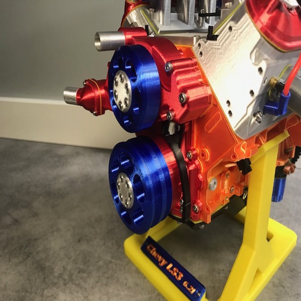 Free 3D file Chevy LS3 (11/16) / Main Pulley add-on・3D print design to ...