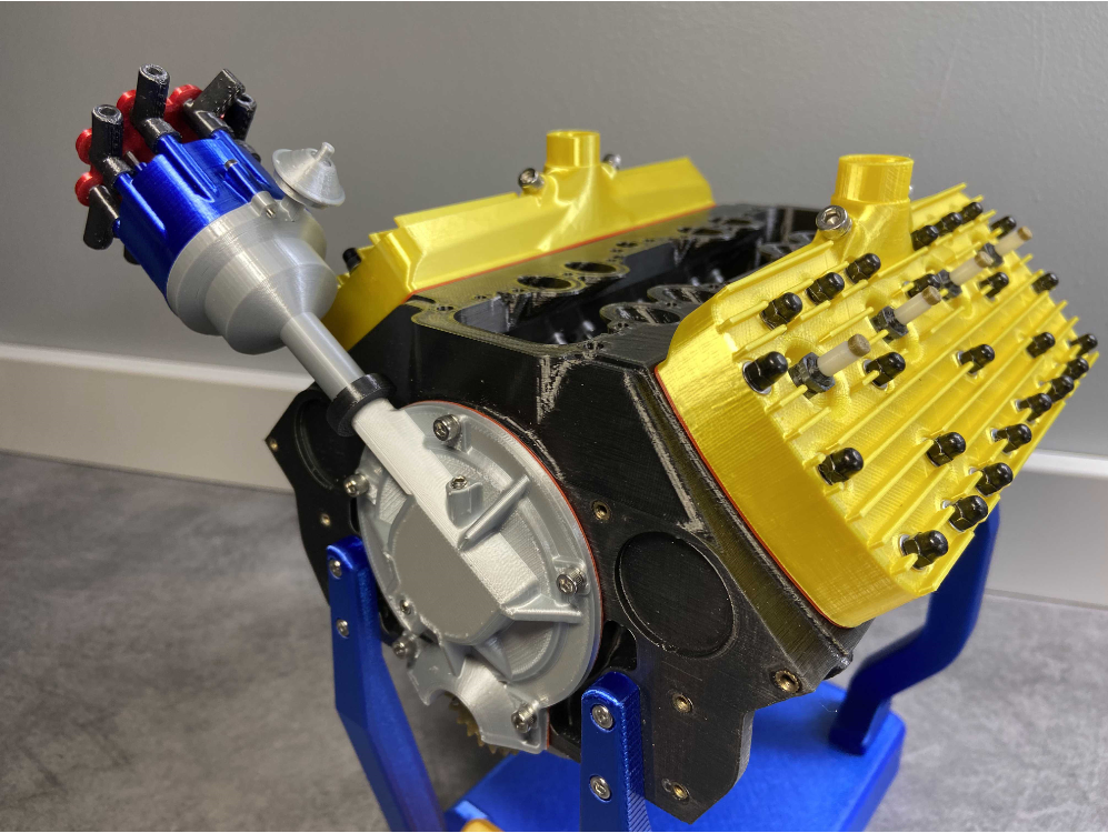 Free STL file Ford FlatHead V8 (2/14) / Timing Cover (new design) and ...