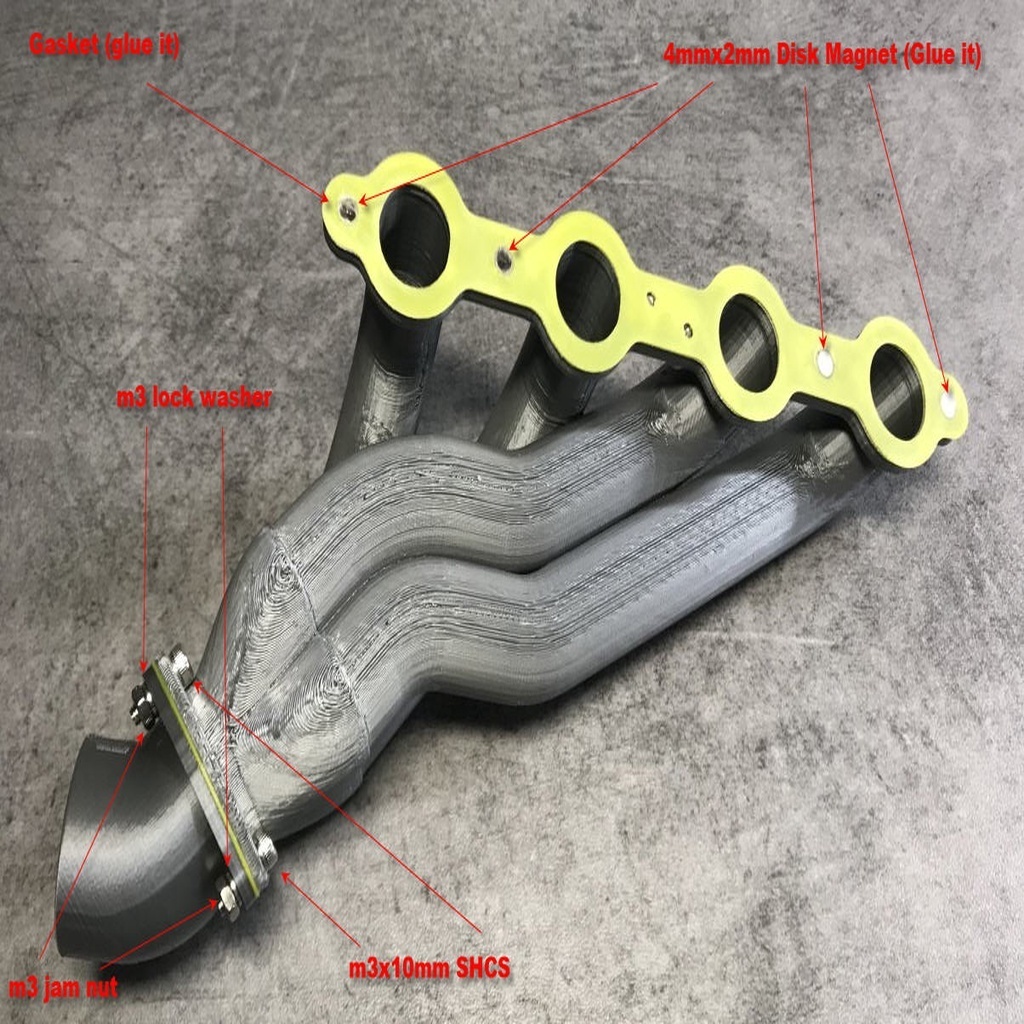 Free STL file Chevy LS3 (2/16) / Headers remix 🎠・3D printing design to ...