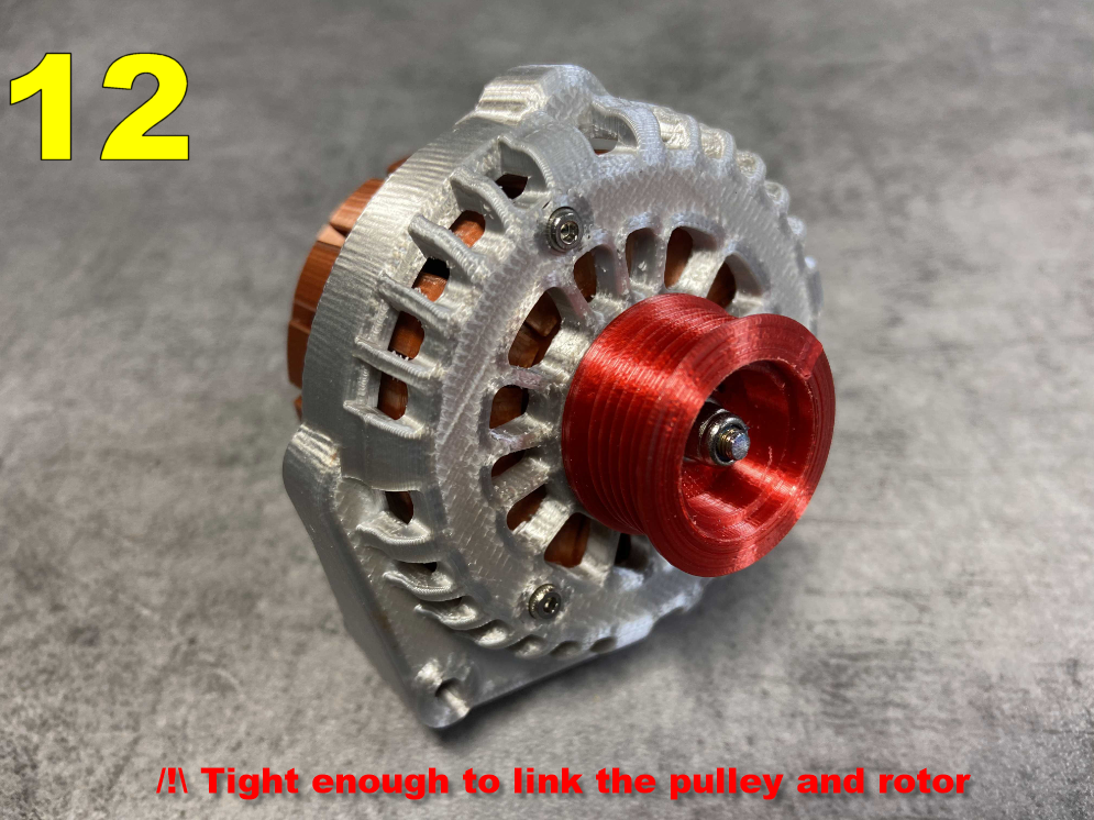 STL file Ford FlatHead V8 (6/14) / Alternator add-on 🚙・Model to ...