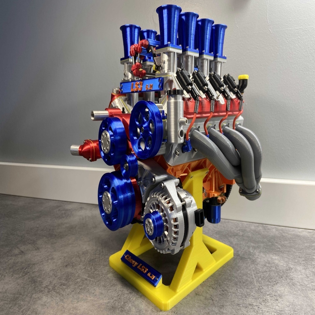 STL file Chevy LS3 (13/16) / Alternator add-on 🎠・3D printable model to ...