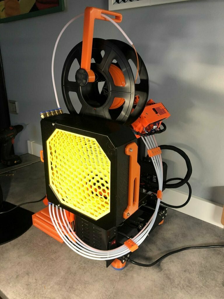 Free 3D file PRUSA MMU2S Slot Buffer Holder・Design to download and 3D ...