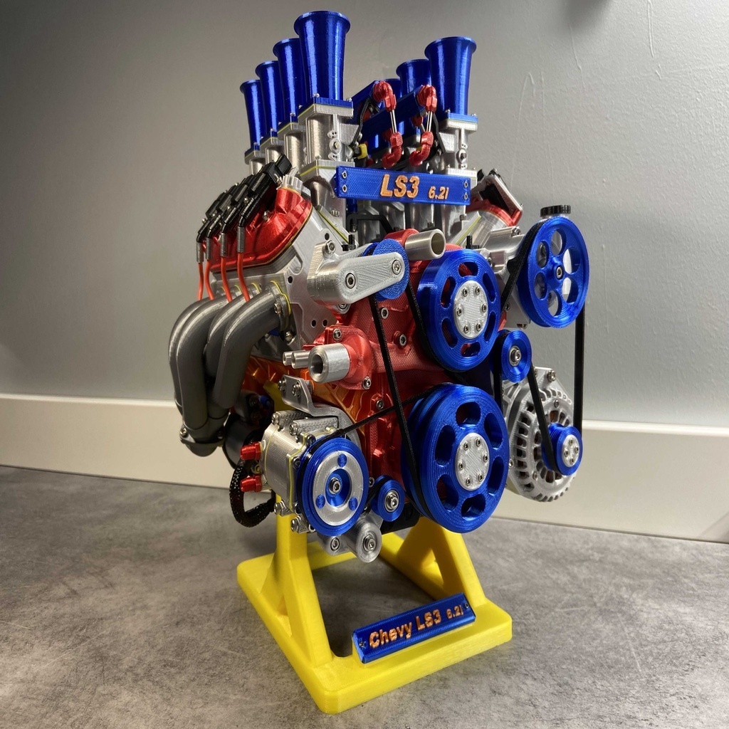 Free 3D file Chevy LS3 (15/16) / Main Belt Tensioner add-on・3D ...