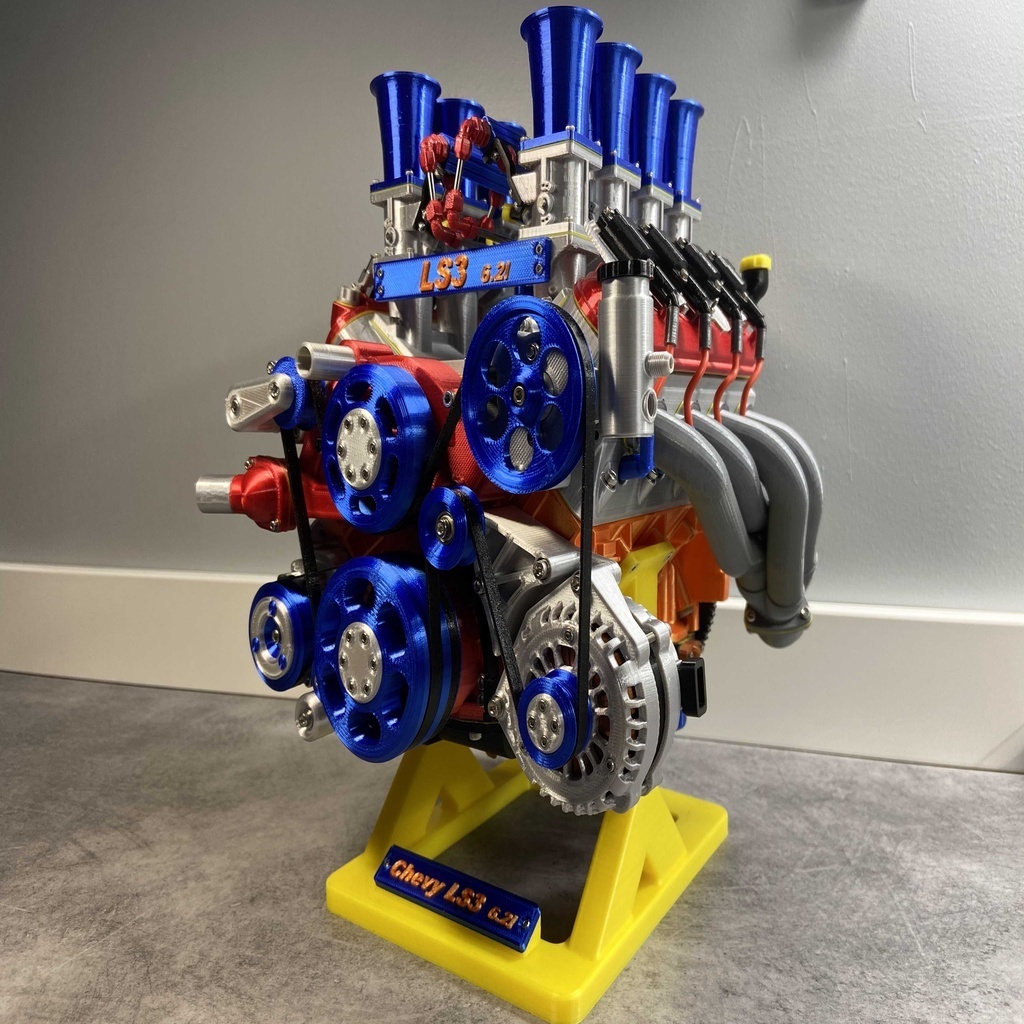 Free 3D file Chevy LS3 (15/16) / Main Belt Tensioner add-on・3D ...