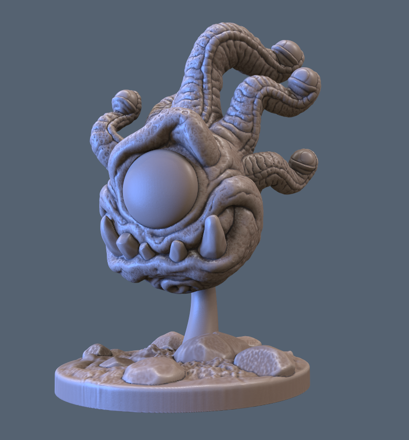 Free STL file Motley Beholder 🐉・3D printer model to download・Cults
