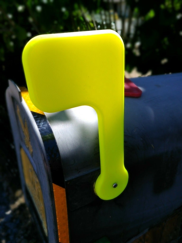 Бесплатный STL файл mailbox flag・3D-печатный объект для загрузки・Cults