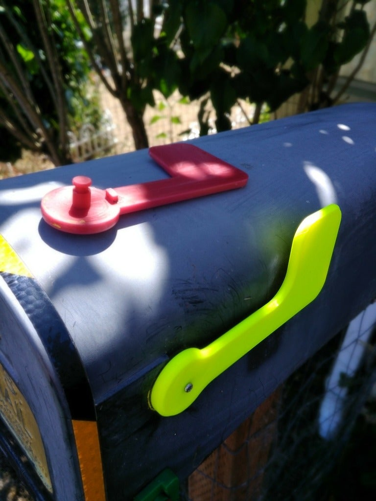 Бесплатный STL файл mailbox flag・3D-печатный объект для загрузки・Cults