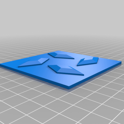 Download free STL file diamond plate tile pattern • 3D printable object ...