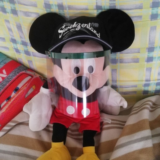 Download STL file Covid protective visor for cap • 3D print model ・ Cults