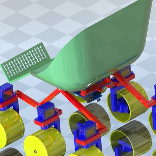 Descargar archivo STL gratis Prototipo de silla de ruedas Rocker Bogie • Diseño para imprimir en ...