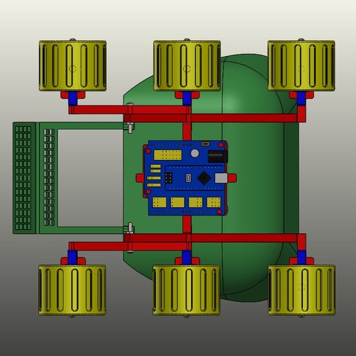 Download free 3D print files Rocker Bogie Wheelchair Prototype ・ Cults