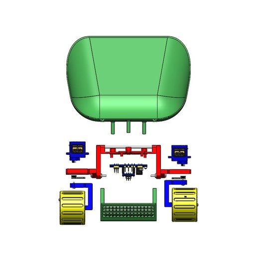 Download free 3D print files Rocker Bogie Wheelchair Prototype ・ Cults