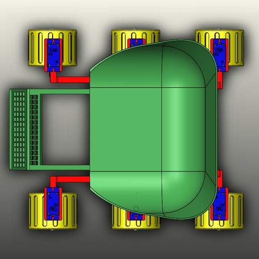 Download free 3D print files Rocker Bogie Wheelchair Prototype ・ Cults