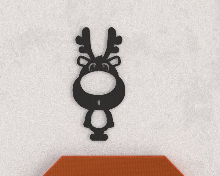 STL file 3d dear wall art/decor stl 🏛️・3D printable model to download・Cults