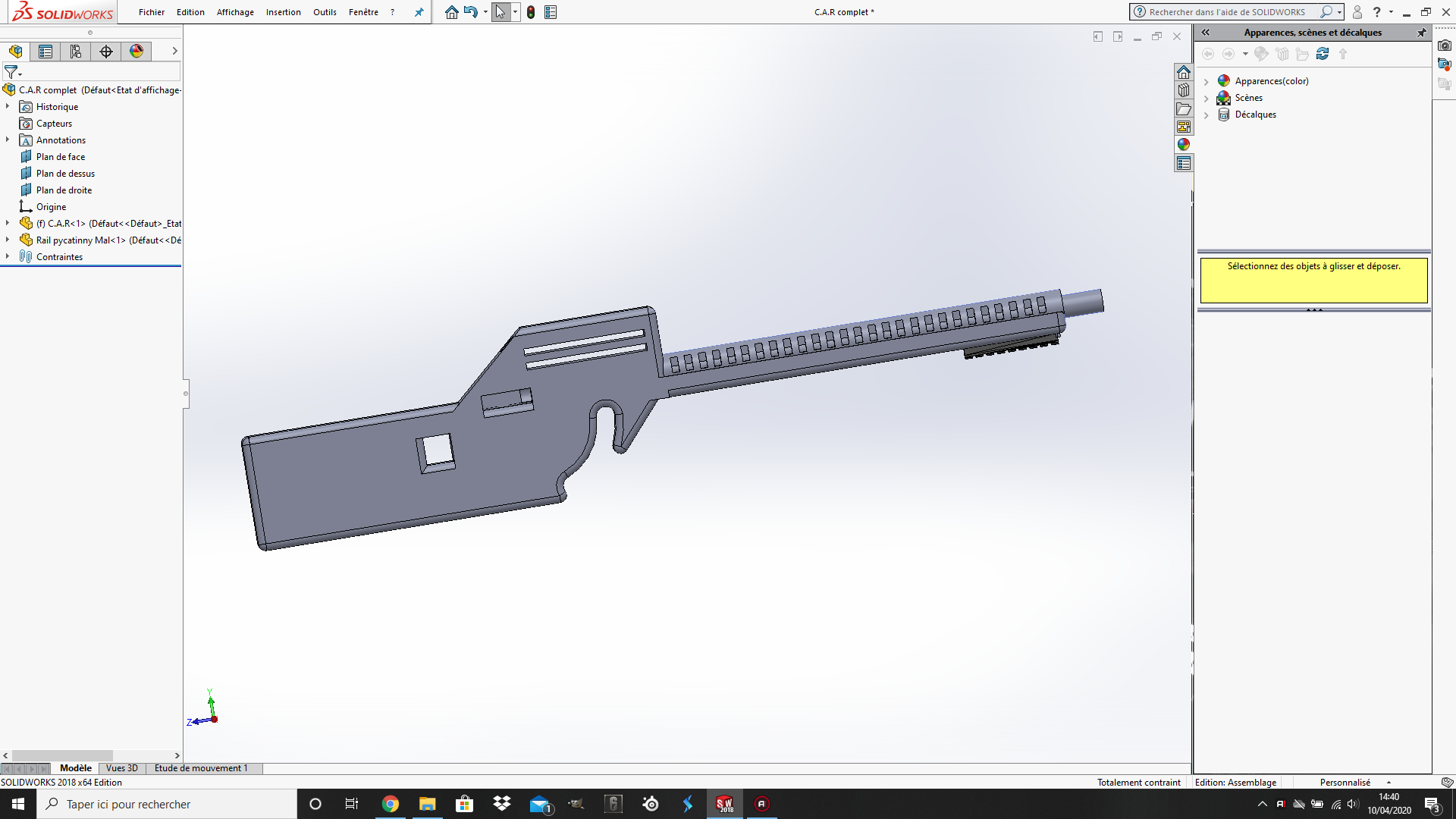 STL file C.A.R. weapon・3D printable model to download・Cults