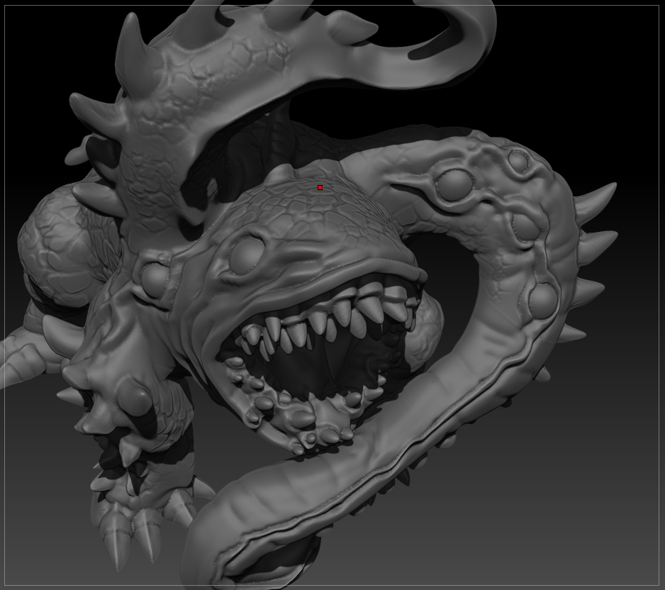 STL file Chaos Beast, Descent・3D print object to download・Cults