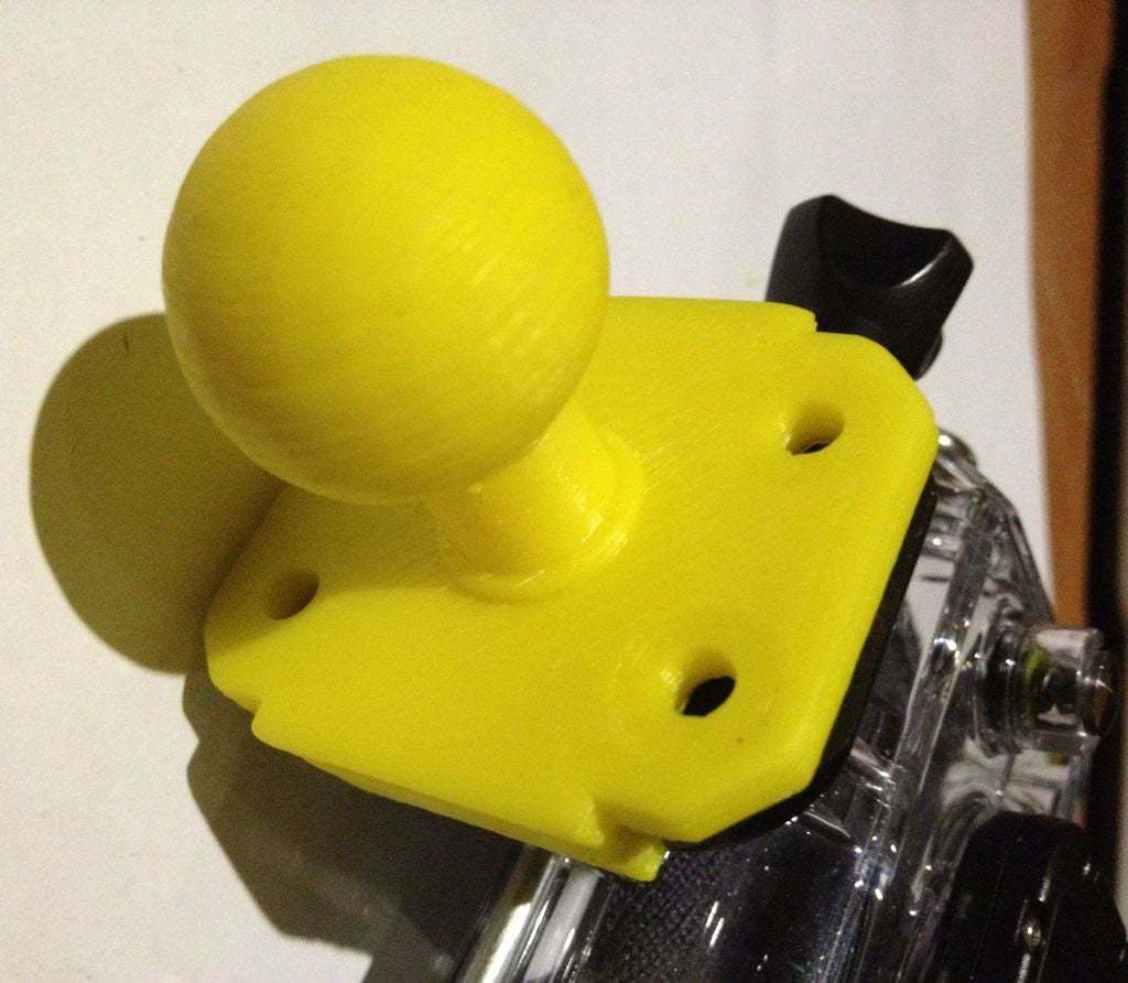 Free STL file GoPro RAM mount・3D printing design to download・Cults