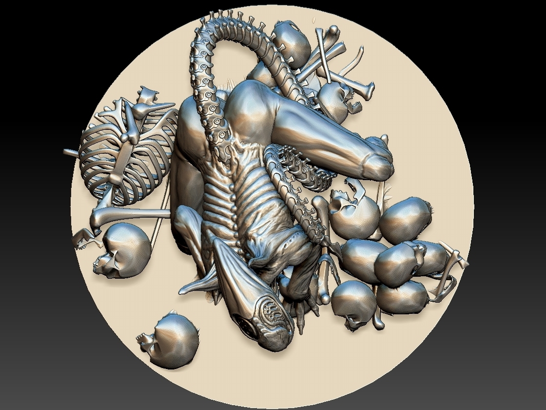 STL file Alien girl・3D printer model to download・Cults