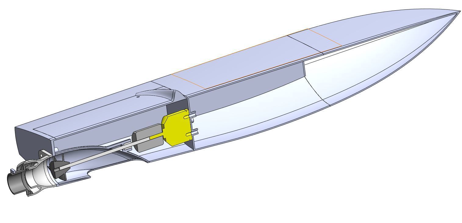 STL file RC Jet Boat・3D printable model to download・Cults
