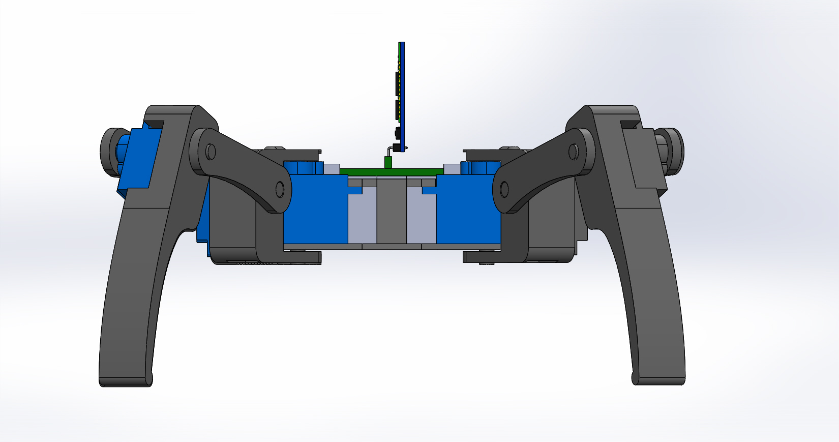 STL file Four legged spider robot 🕷️・Design to download and 3D print・Cults