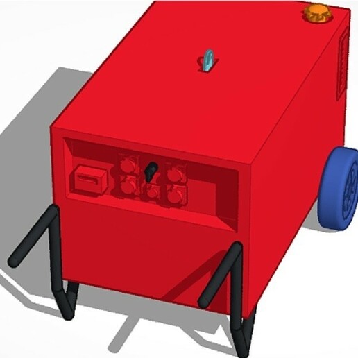 Download STL file Diesel Generator • 3D print design ・ Cults