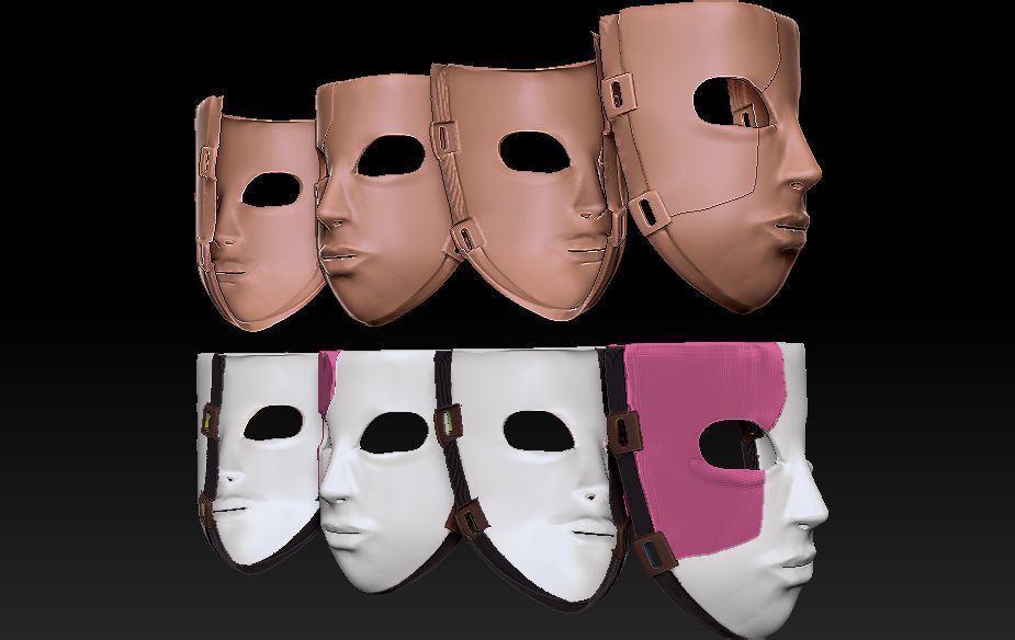 OBJ file Sally Face Mask 🎨・3D printing template to download・Cults