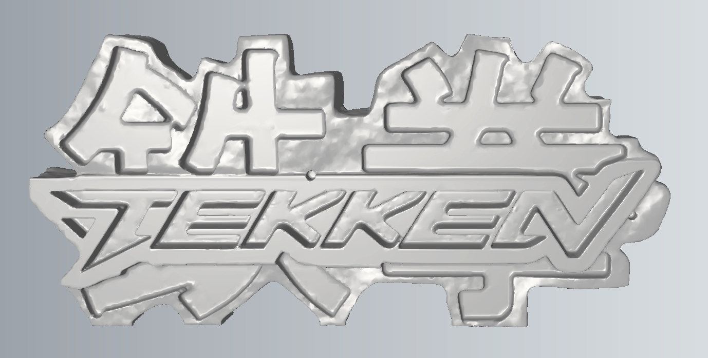 OBJ file Tekken Logo・3D printer model to download・Cults