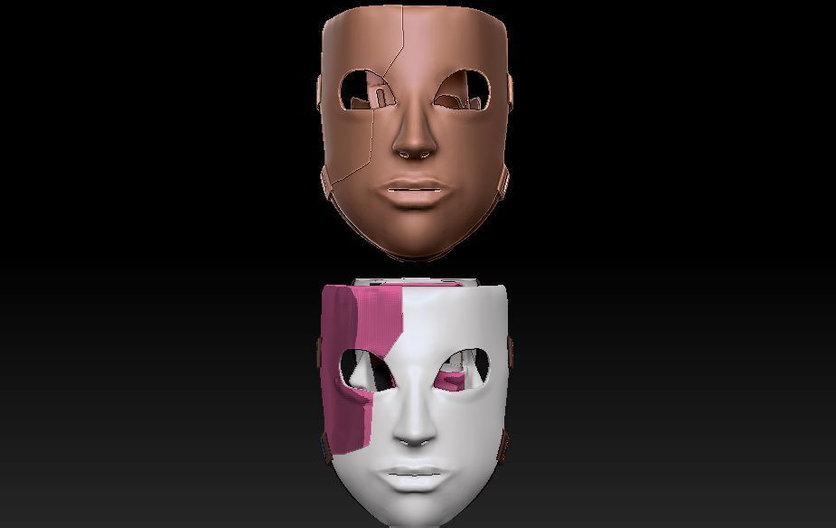 OBJ file Sally Face Mask 🎨・3D printing template to download・Cults