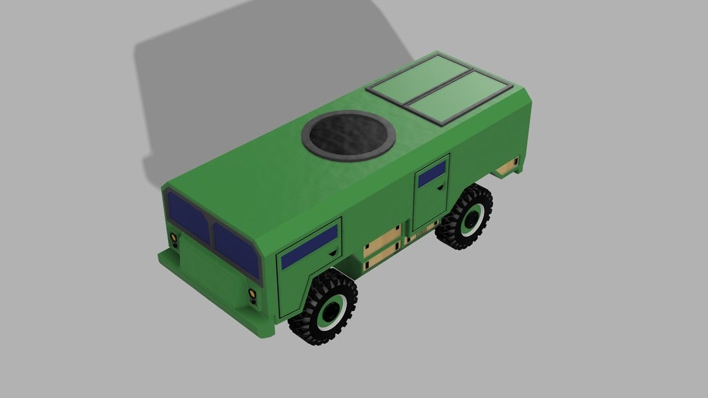 Free STL file Gun Bus・3D printer design to download・Cults