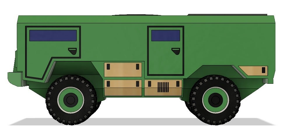 Free STL file Gun Bus・3D printer design to download・Cults