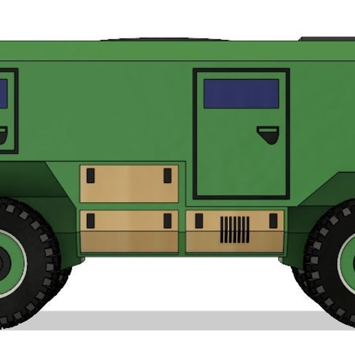 Download free STL file Gun Bus • 3D printable design ・ Cults