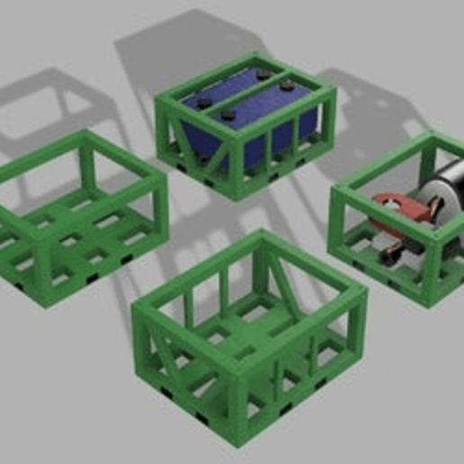 Download free STL file Stacking Water And Fuel Tanks 28mm • 3D ...