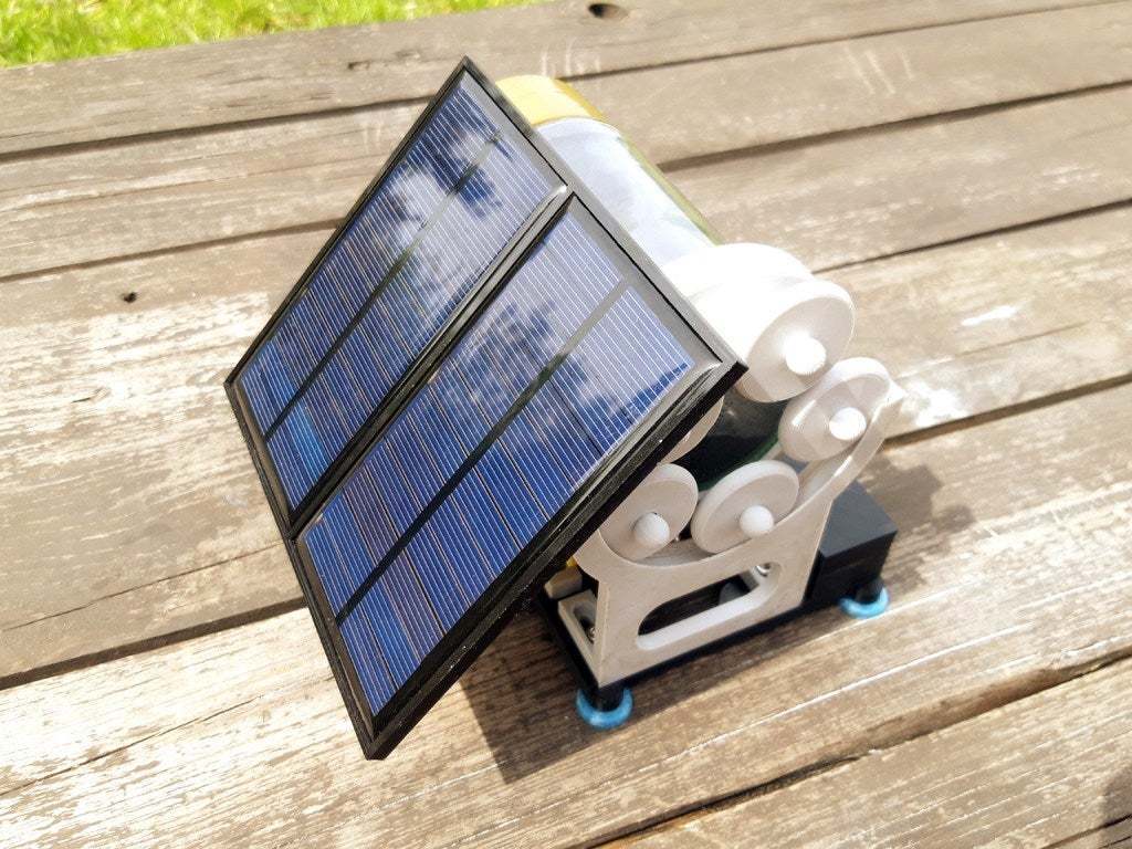 Descargar archivo STL gratis Molino de bolas solares • Modelo para la ...